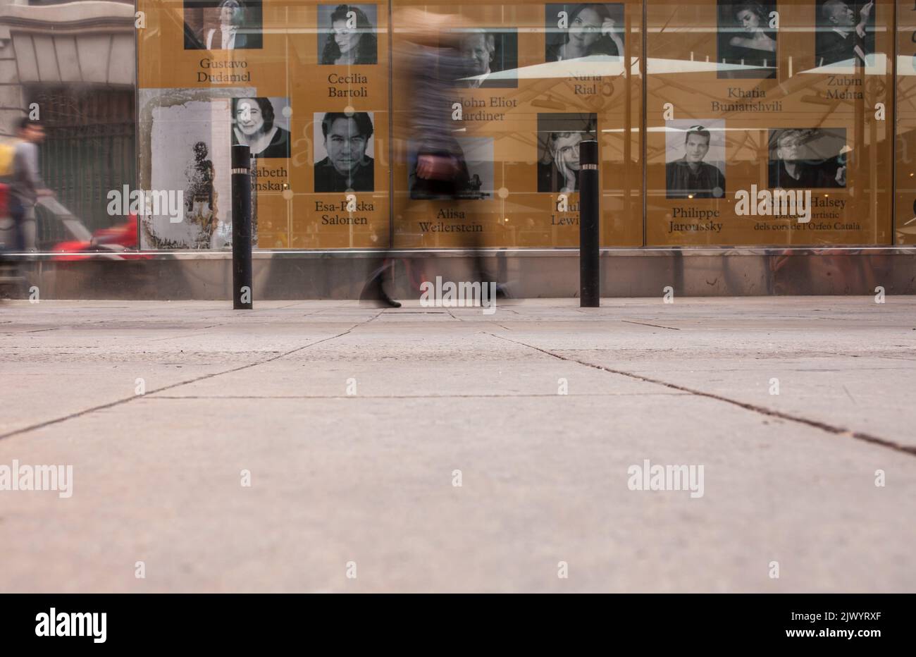 Barcelona, Spain - Dec 29th, 2019: Palace of Catalan Music or Palau de ...