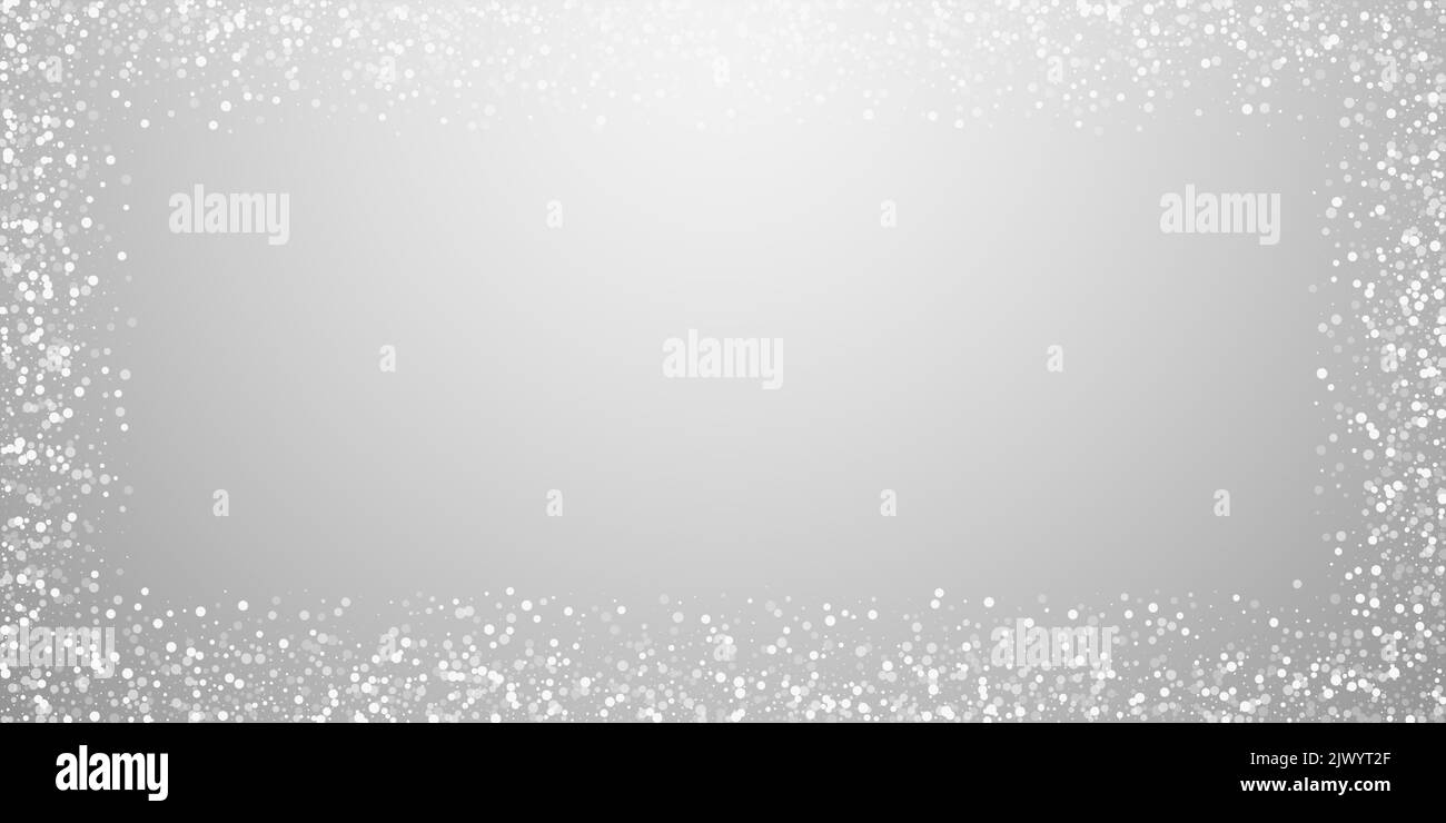 Christmas falling snow background. Subtle flying snow flakes and stars ...