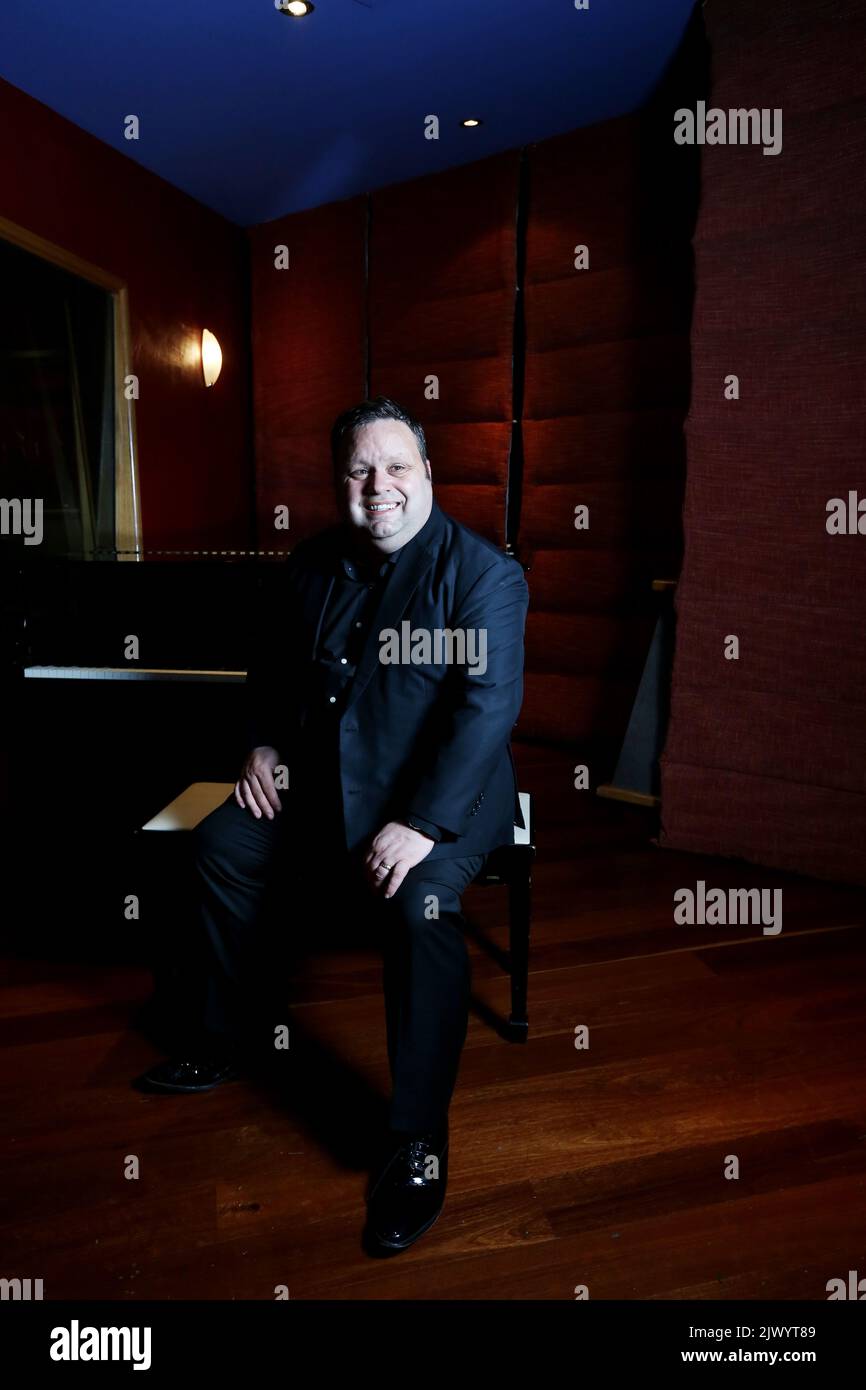 Opera singer and subject of the film One Chance, Paul Potts, poses for ...