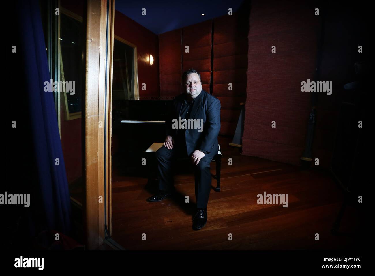 Opera singer and subject of the film One Chance, Paul Potts, poses for ...