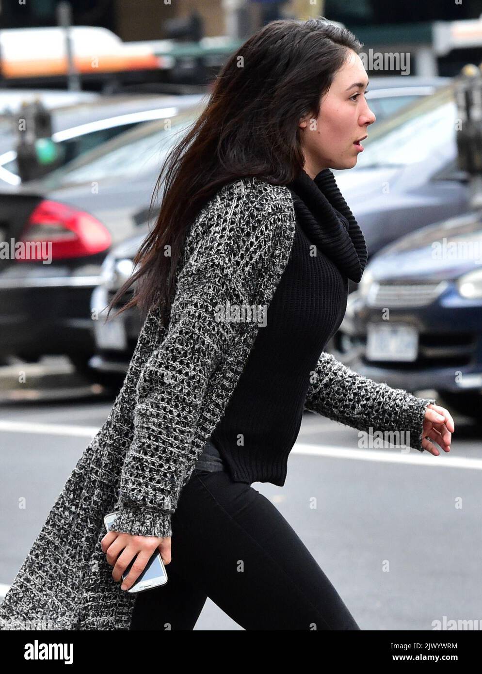 Danielle Stephens leaves the Supreme Court in Melbourne, Monday, May 25 ...