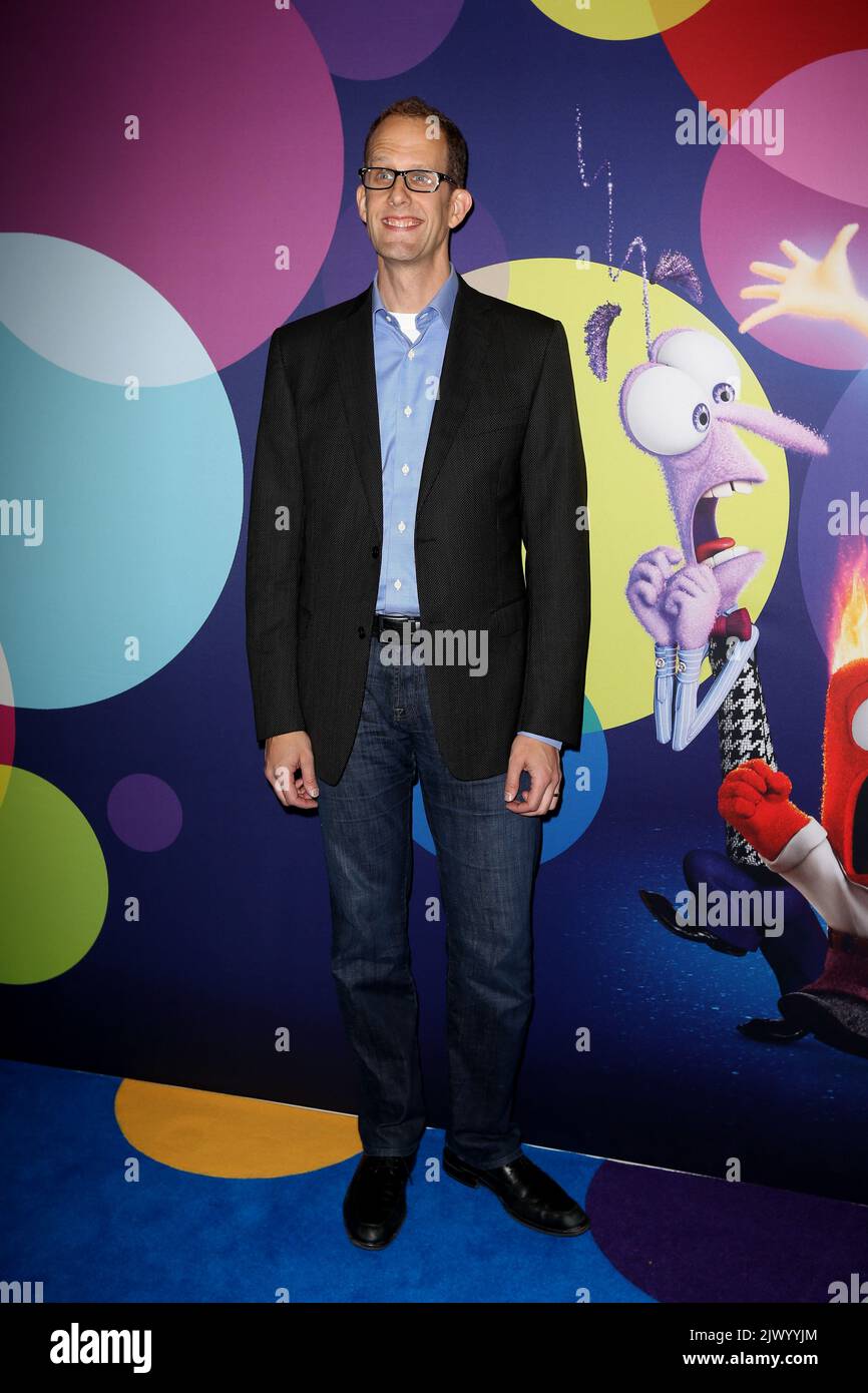 Inside Out director Peter Docter on the red carpet at the premier of ...