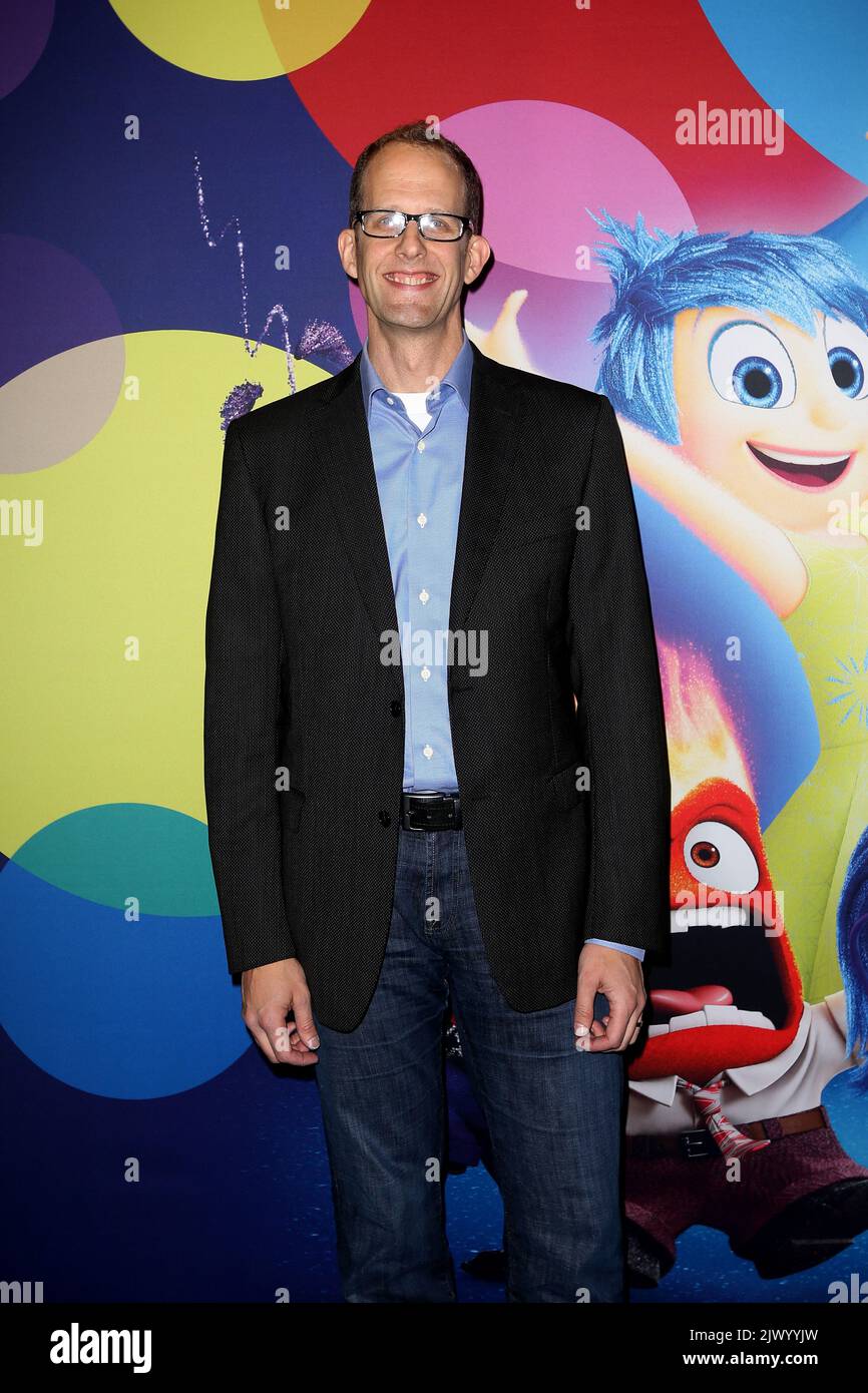 Inside Out director Peter Docter on the red carpet at the premier of ...