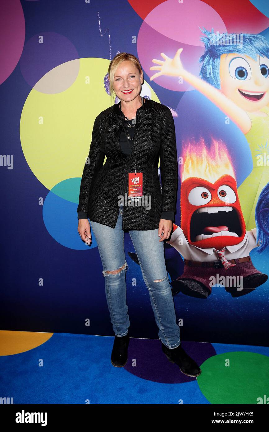 Actress Joy Smithers on the red carpet at the premier of Inside Out in ...