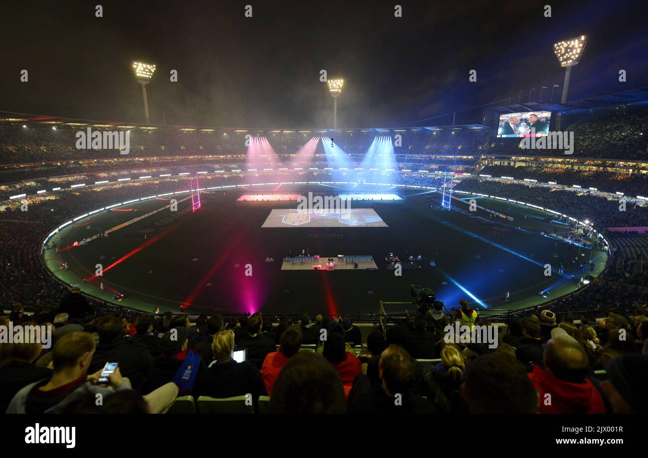 The State of Origin Game II between the NSW Blues and Queensland ...