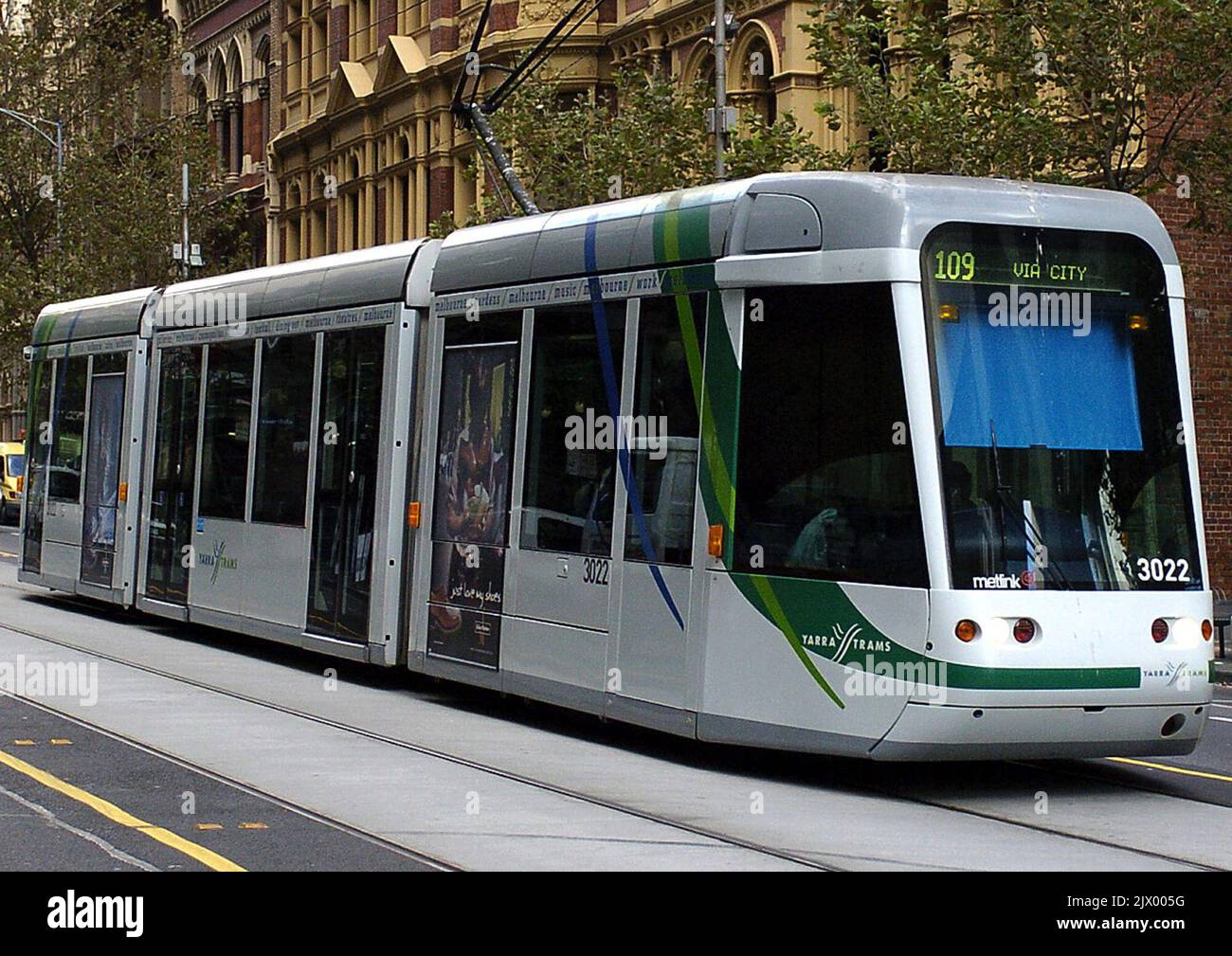 A Yarra Trams "Low Floor Tram" one of which was stolen by a 15 year old ...