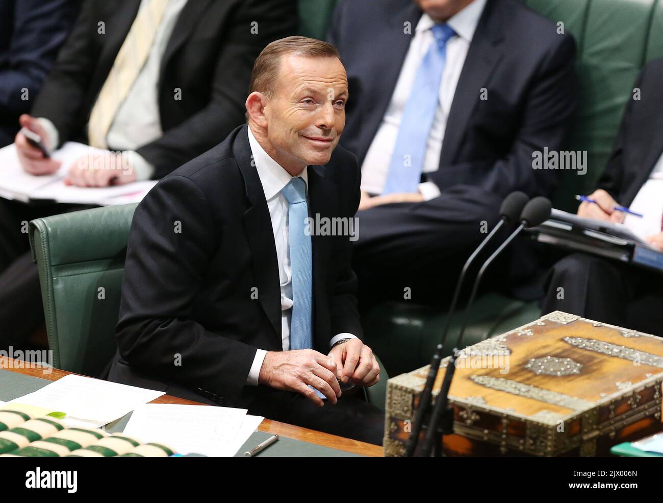 Australian Prime Minister Tony Abbott during House of Representatives ...