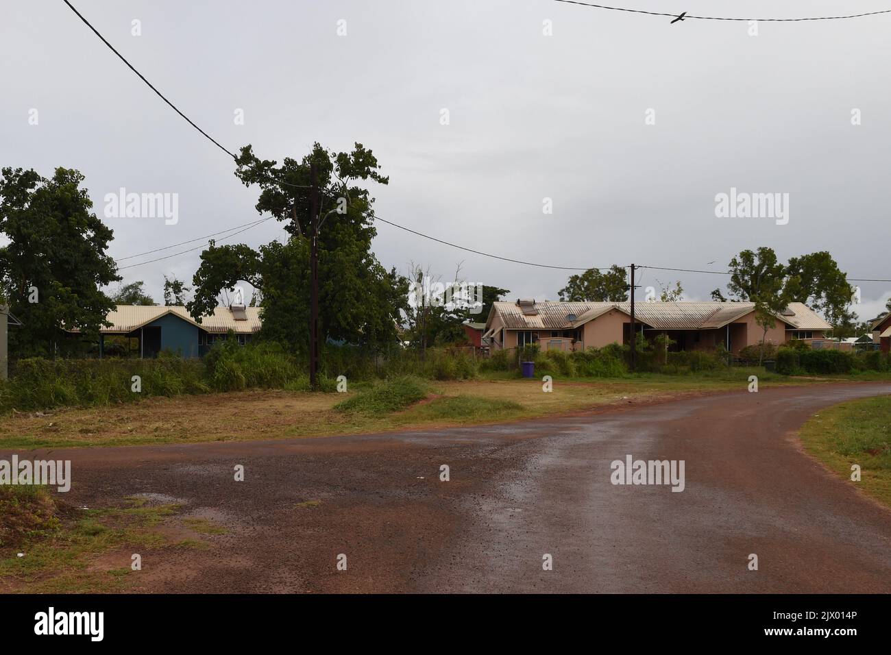 The remote aboriginal community of Milingimbi in the Northern Territory ...
