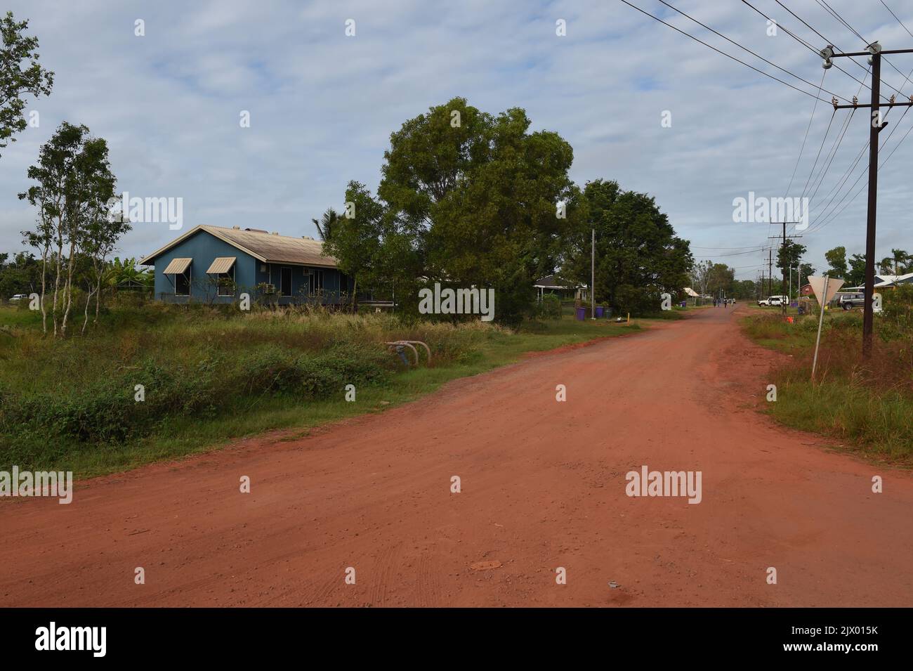 The remote aboriginal community of Milingimbi in the Northern Territory ...