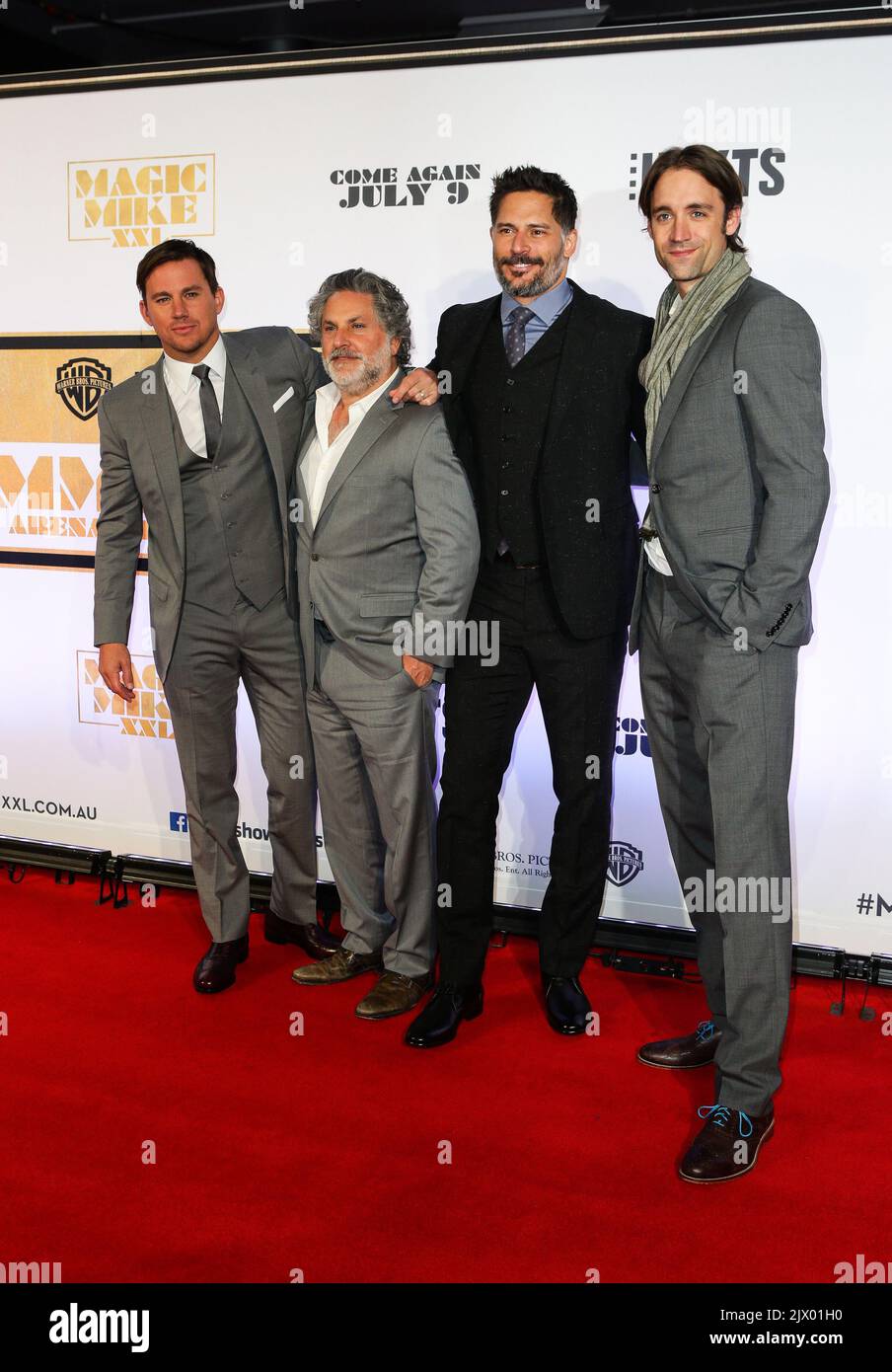 Channing Tatum, Greg Jacobs, Joe Manganiello, Reid Carolin during the ...