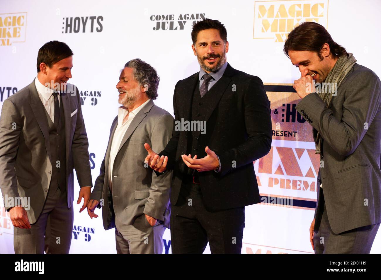 Channing Tatum, Greg Jacobs, Joe Manganiello, Reid Carolin, during the ...