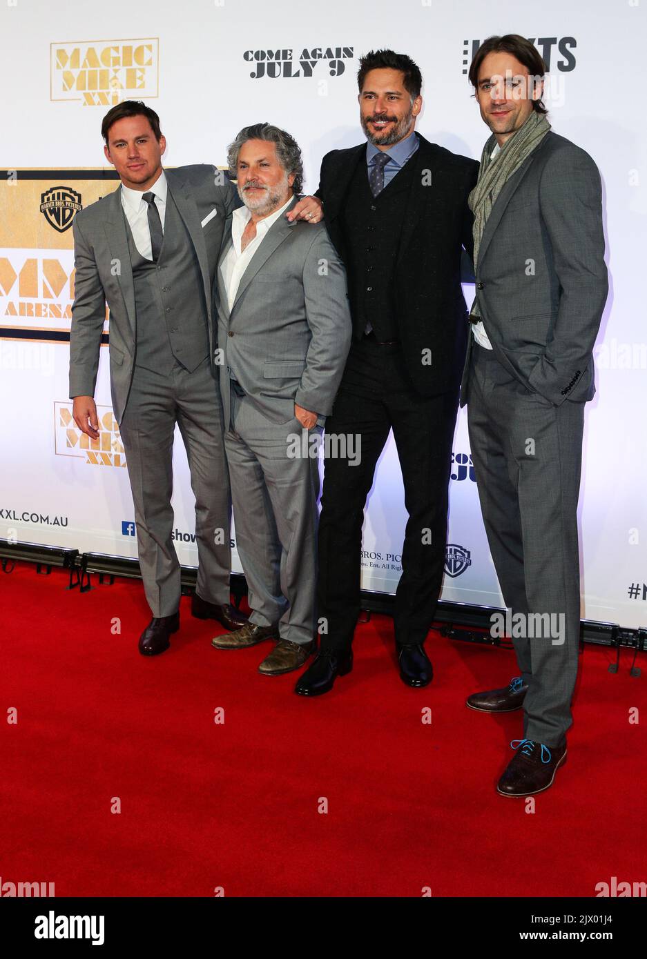 Channing Tatum, Greg Jacobs, Joe Manganiello, Reid Carolin during the ...