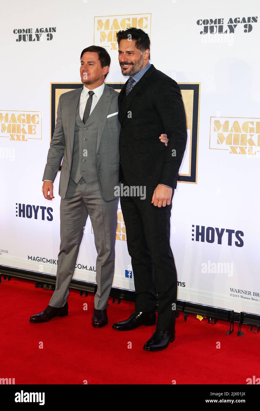 Channing Tatum and Joe Manganiello during the 'Magic Mike XXL ...