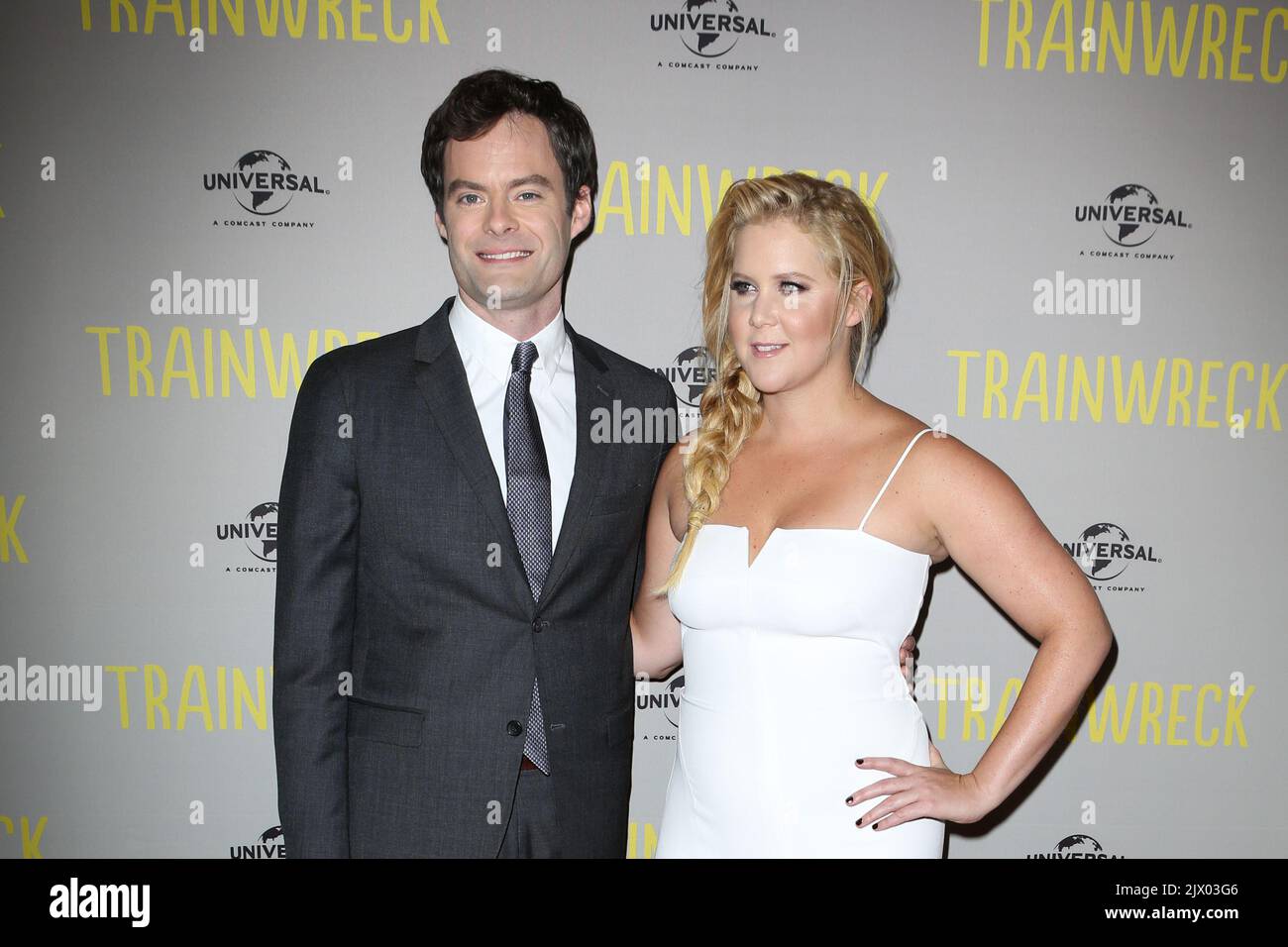 Amy Schumer and Bill Hader walk the red carpet at the Australian ...