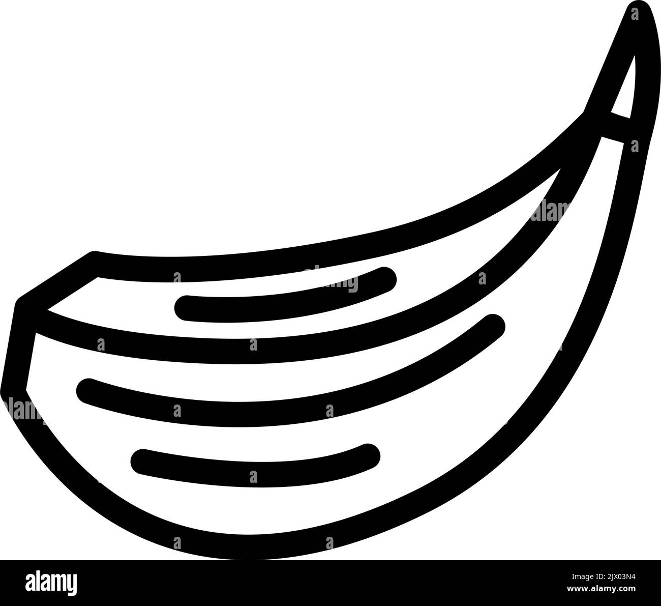 garlic clove line icon vector illustration Stock Vector Image & Art - Alamy