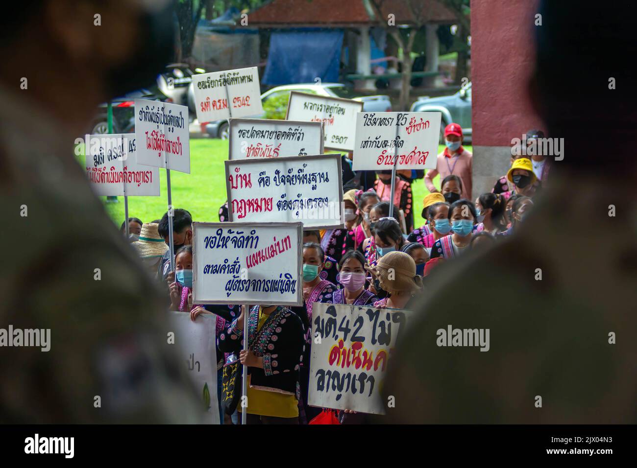 Chiang Mai, Thailand. 05th Sep, 2022. The Hmong hill tribe protesters ...