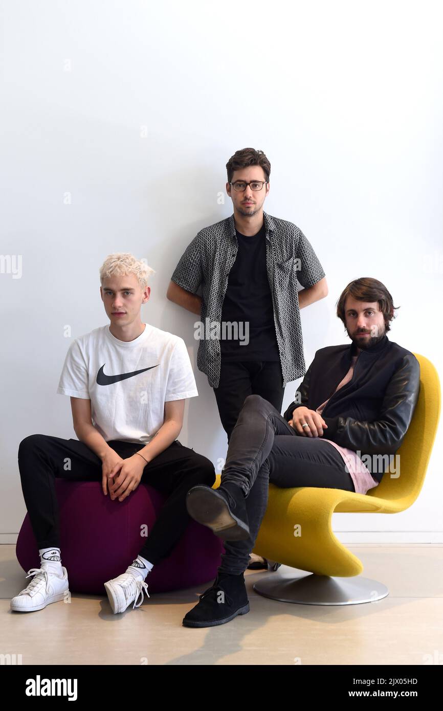 Members of the British electronica band Years and Years, (L to R) Olly ...
