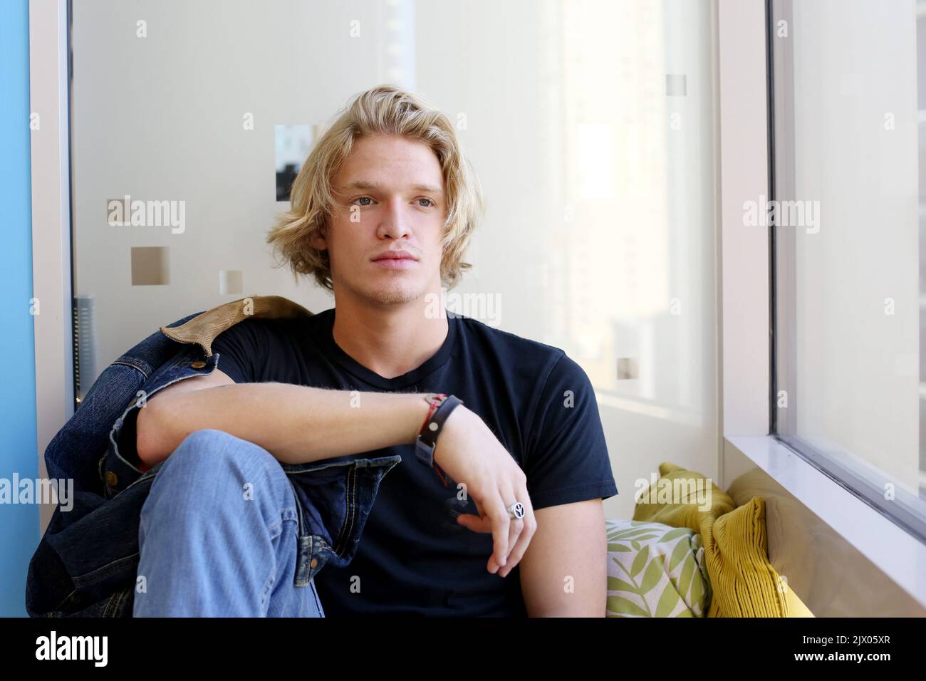Australian singer Cody Simpson pictured in Sydney, Monday, Aug. 3, 2015 ...