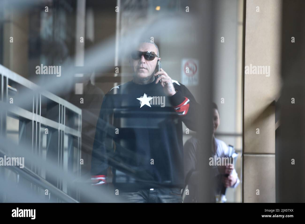Former Bandidos sergeant-of-arms Toby Mitchell arrives at Melbourne ...