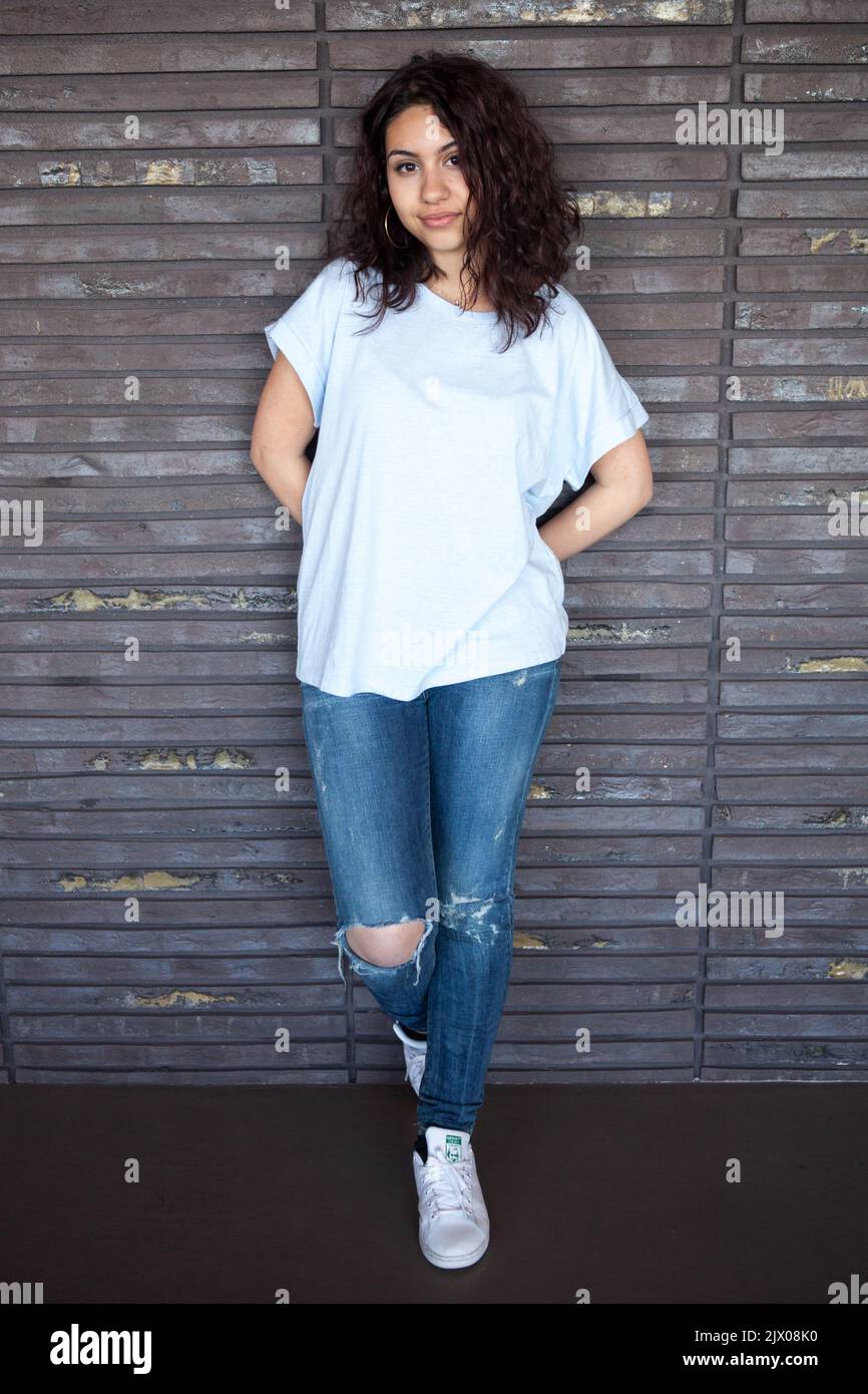 Canadian singer Alessia Cara poses for photographs in Sydney, Monday ...