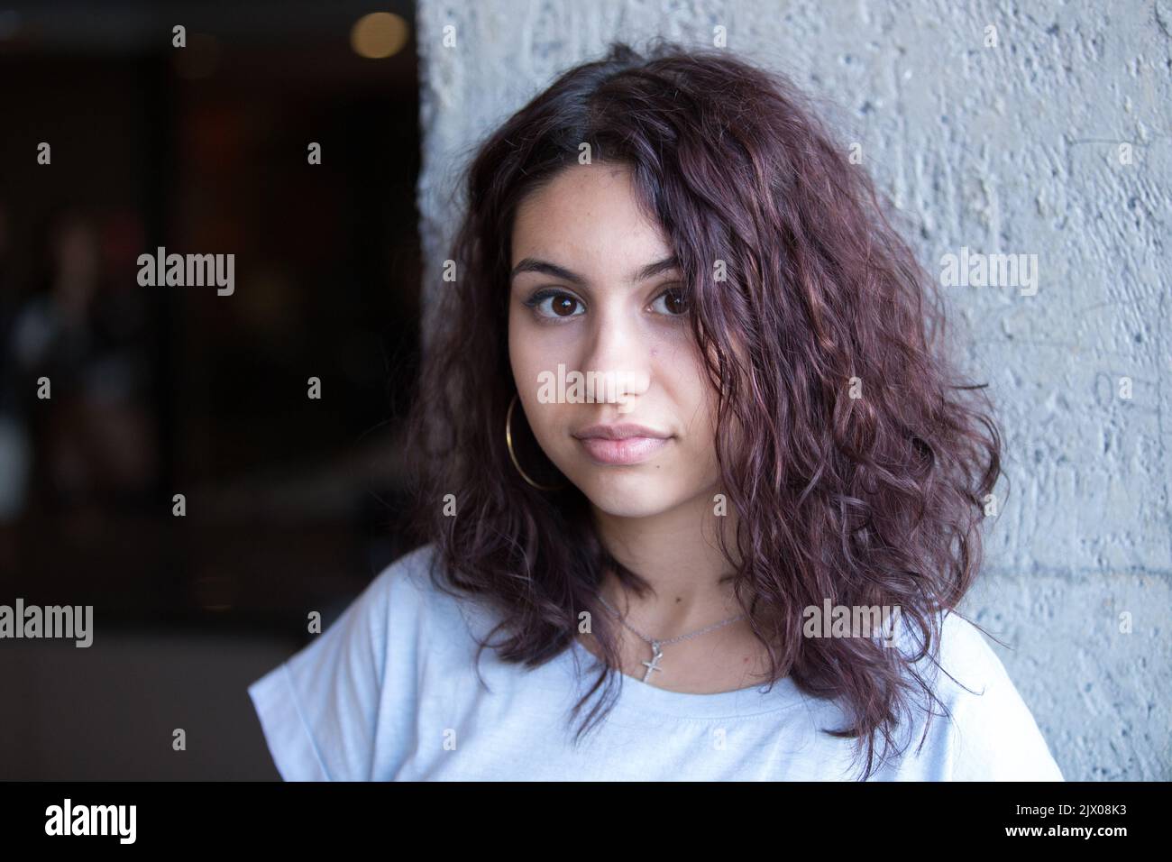 Canadian singer Alessia Cara poses for photographs in Sydney, Monday ...