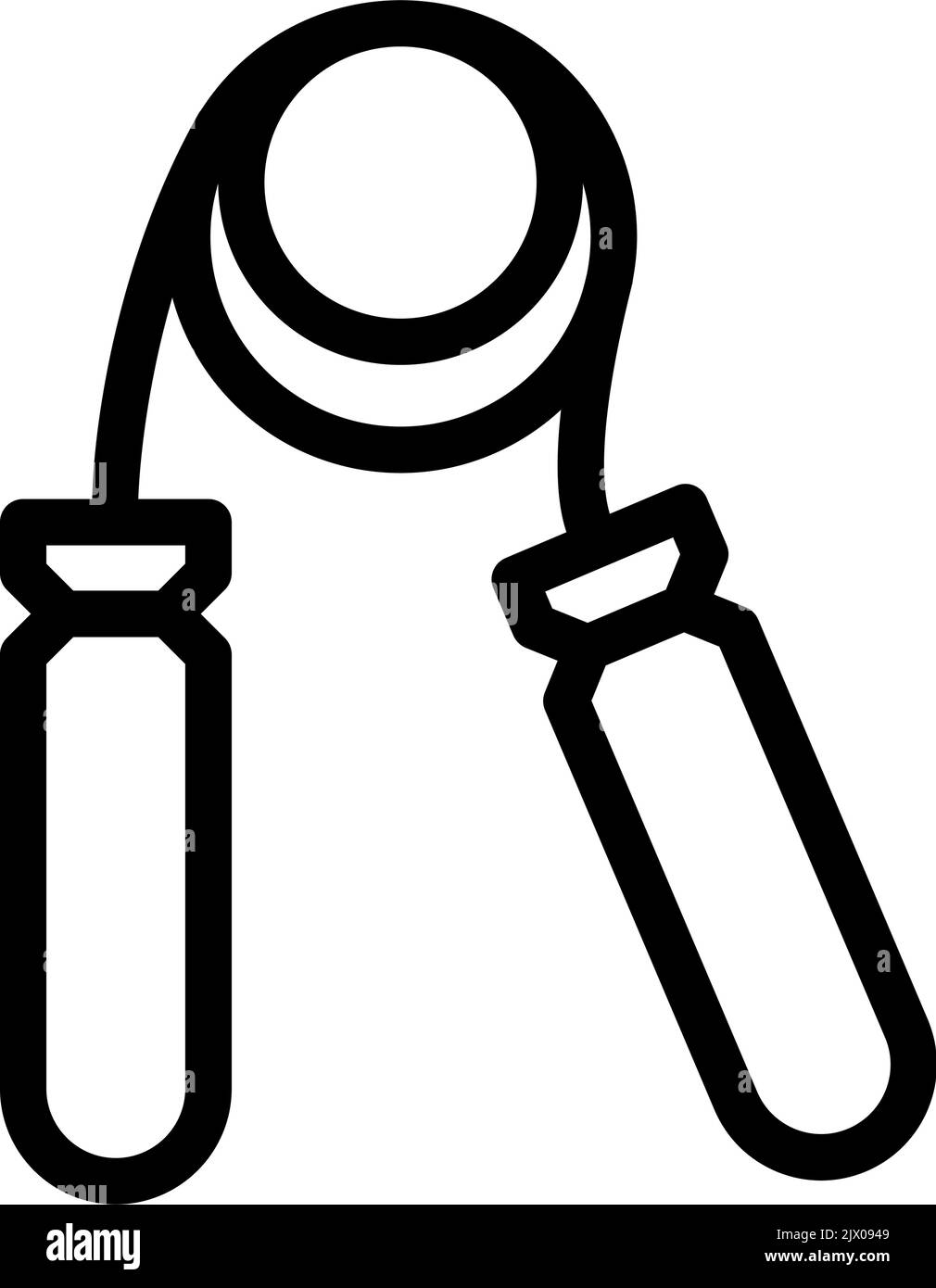 jumping rope kid leisure line icon vector illustration Stock Vector ...