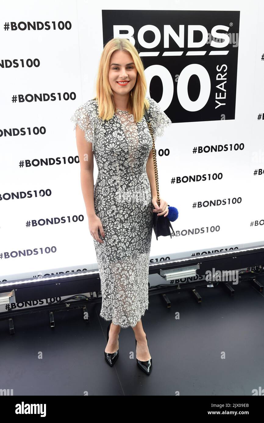 Carissa Walford poses for a photograph after arriving for the Bonds ...