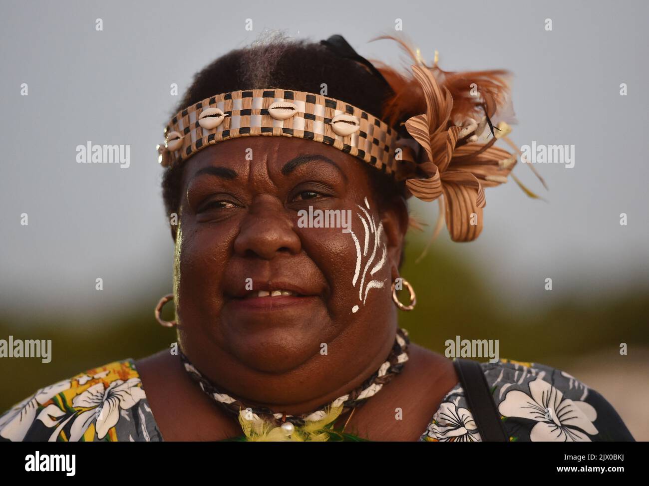 The Bamaga Dance Group performing during a welcome to country for ...