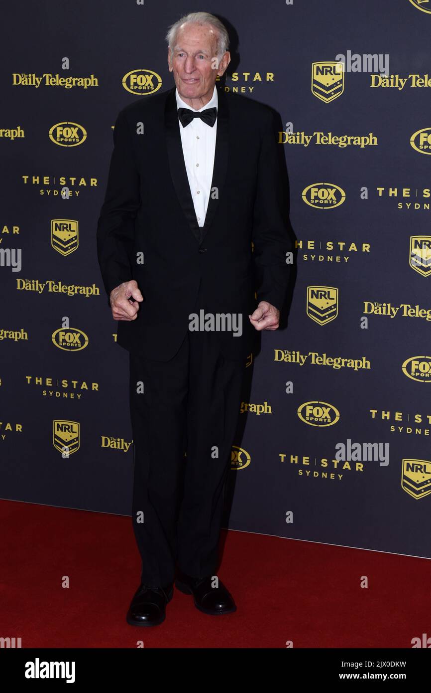 Norm Provan arrives for the Dally M Awards in Sydney on Monday, Sept ...