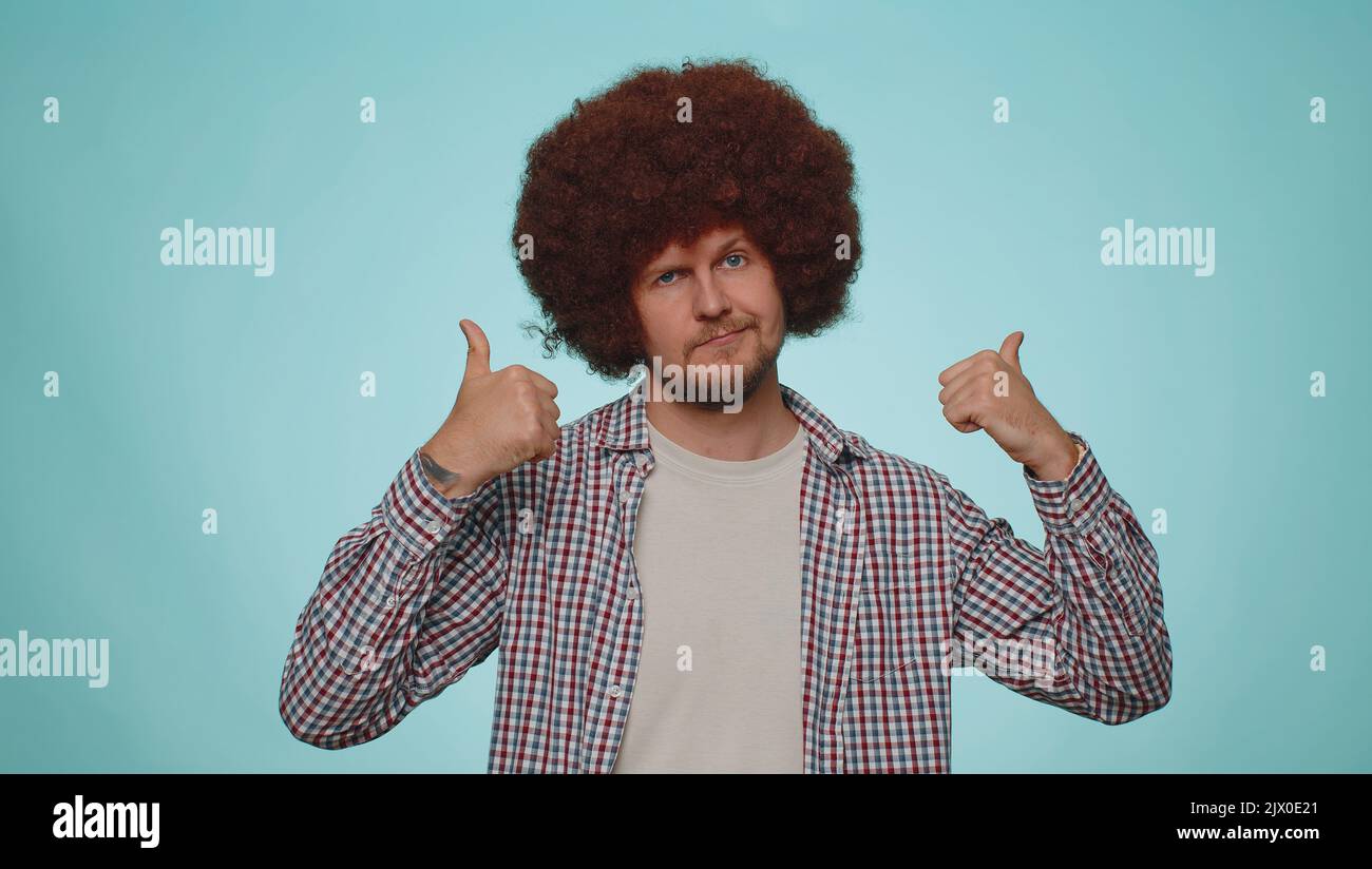 I am the best. Happy satisfied selfish haughty man proud of his victory ...