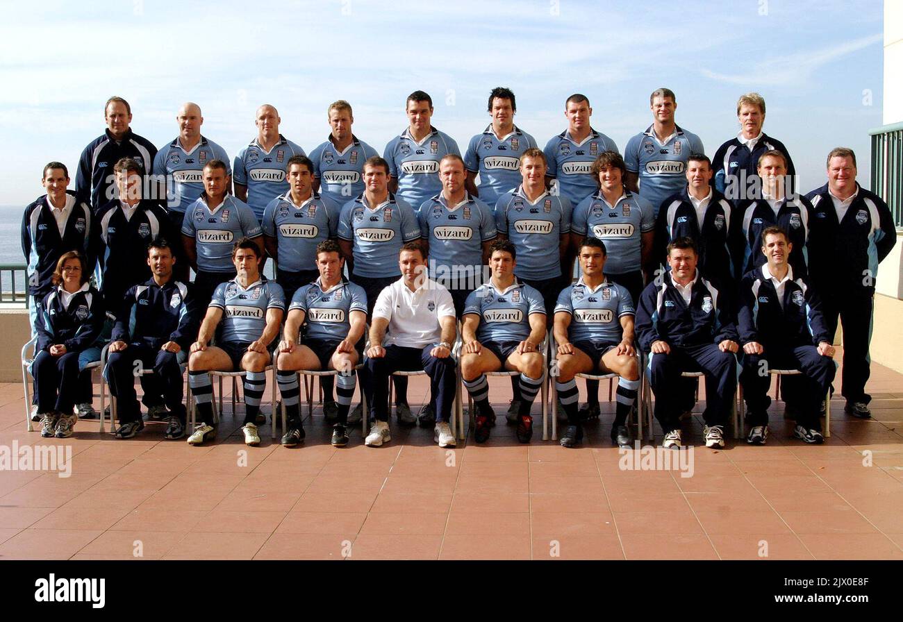 The NSW Blues State of Origin Team Stock Photo - Alamy