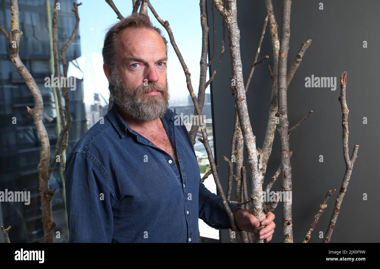 Actor Hugo Weaving from the movie 'The Dress Maker' poses for a ...