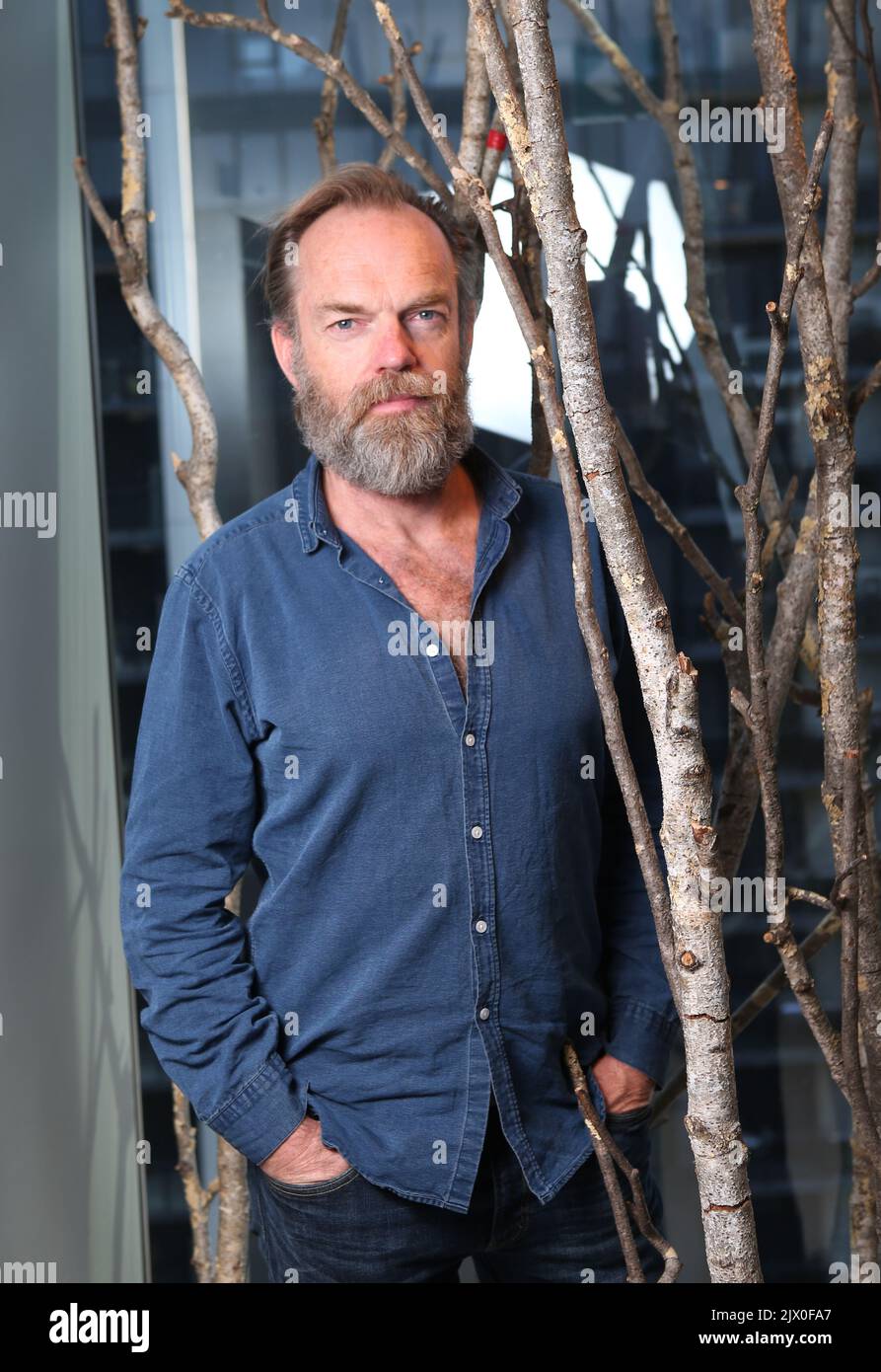 Actor Hugo Weaving from the movie 'The Dress Maker' poses for a ...