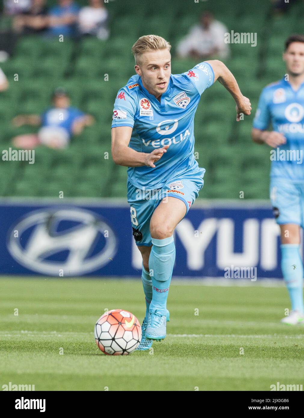 Jimmy Jeggo of Adelaide United during the A-League match between Perth ...
