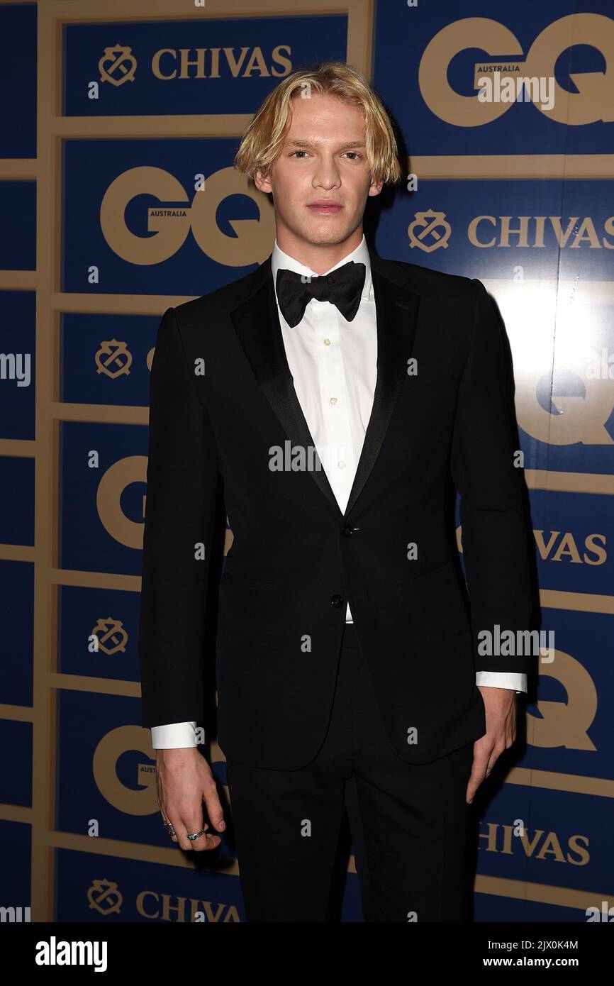 Australian singer Cody Simpson arrives at the GQ Men of the Year awards ...
