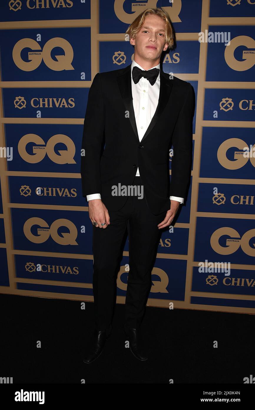 Australian singer Cody Simpson arrives at the GQ Men of the Year awards ...