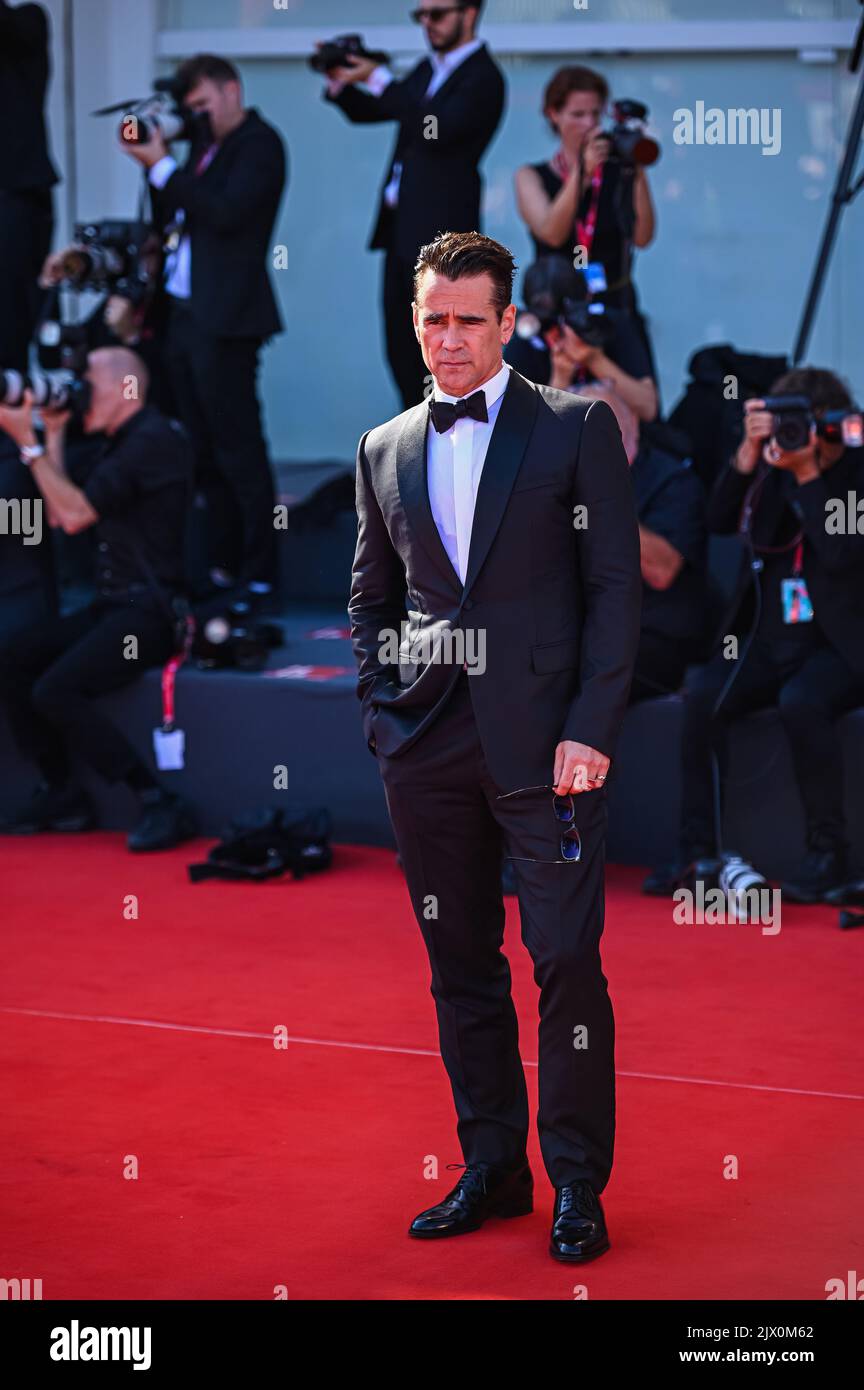 Colin Farrell attends "The Banshees Of Inisherin" red carpet at the ...