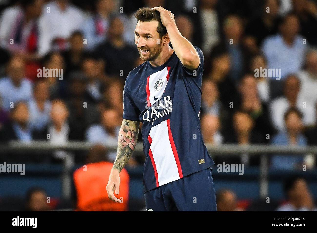 Messi psg 2022 september hi-res stock photography and images - Alamy
