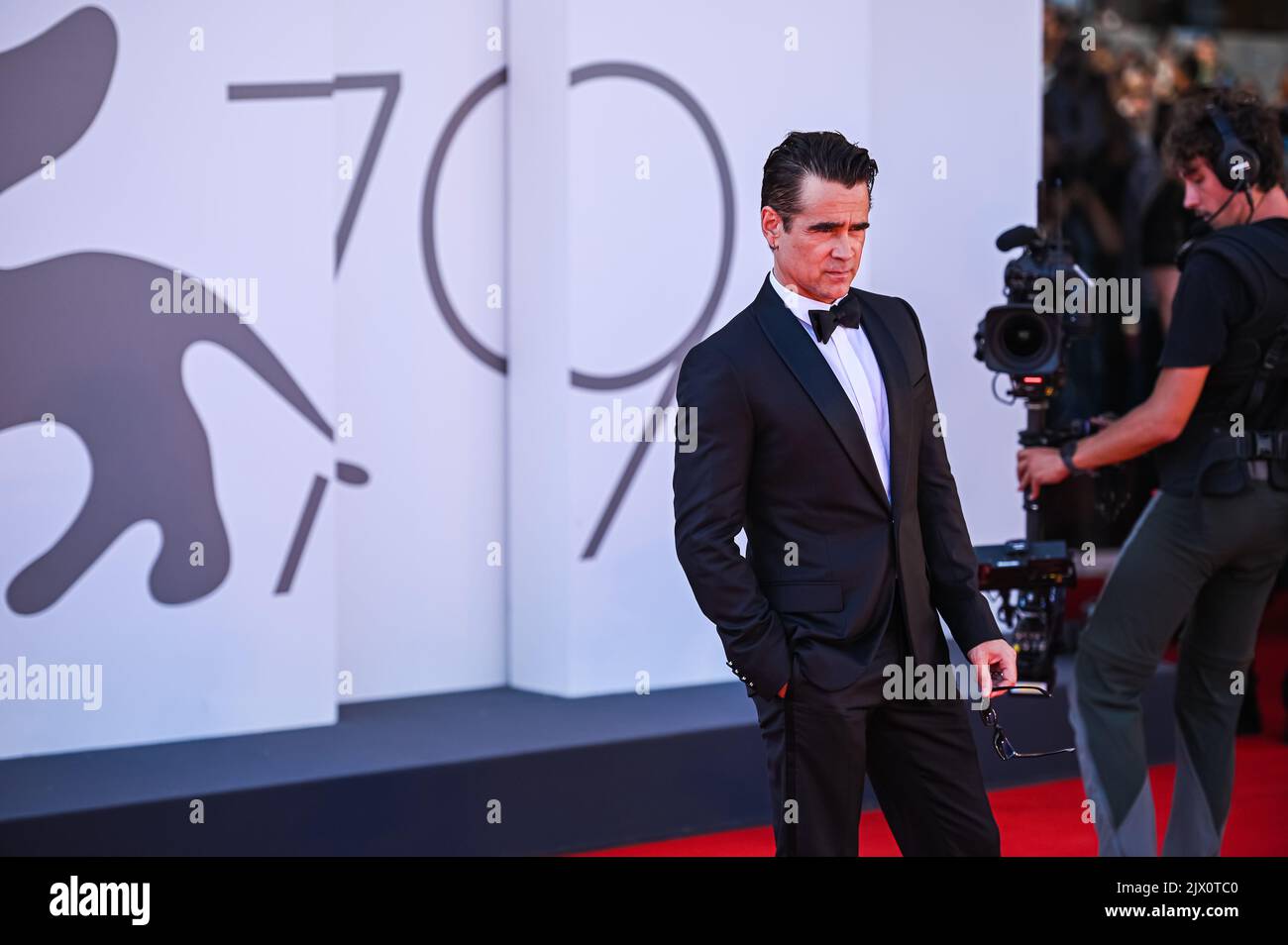 Colin Farrell attends "The Banshees Of Inisherin" red carpet at the ...
