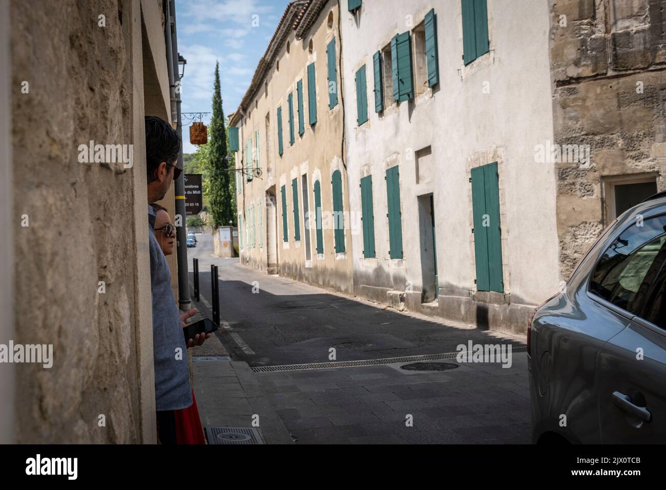 Villeneuve-lès-Avignon Provence south of France a picturesque village ...