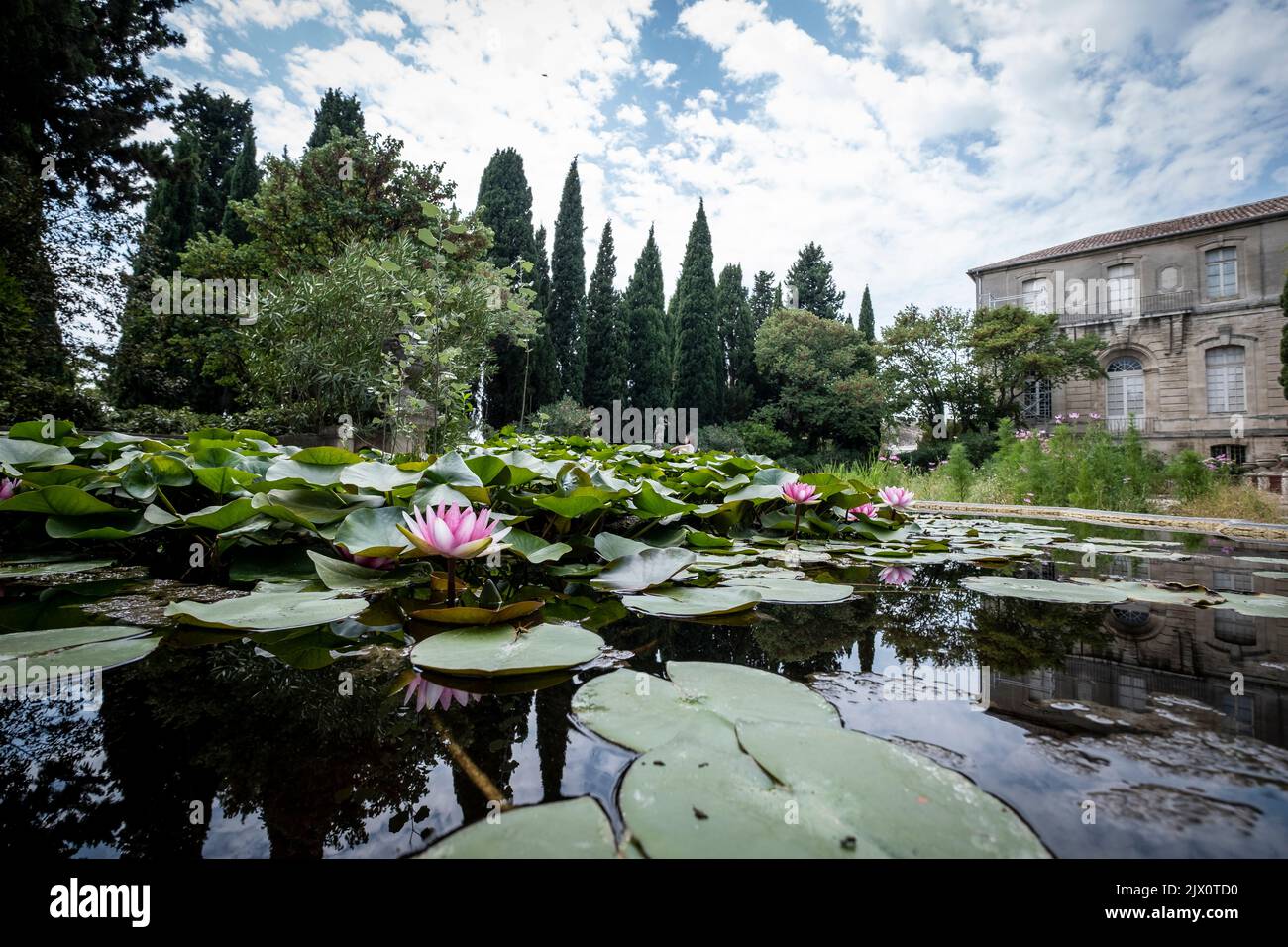 Villeneuve-lès-Avignon Provence south of France a picturesque village ...
