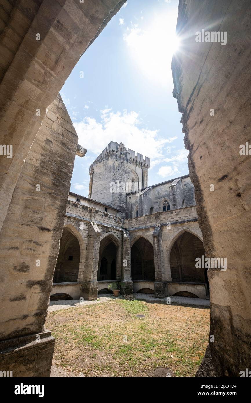 Villeneuve-lès-Avignon Provence south of France a picturesque village ...