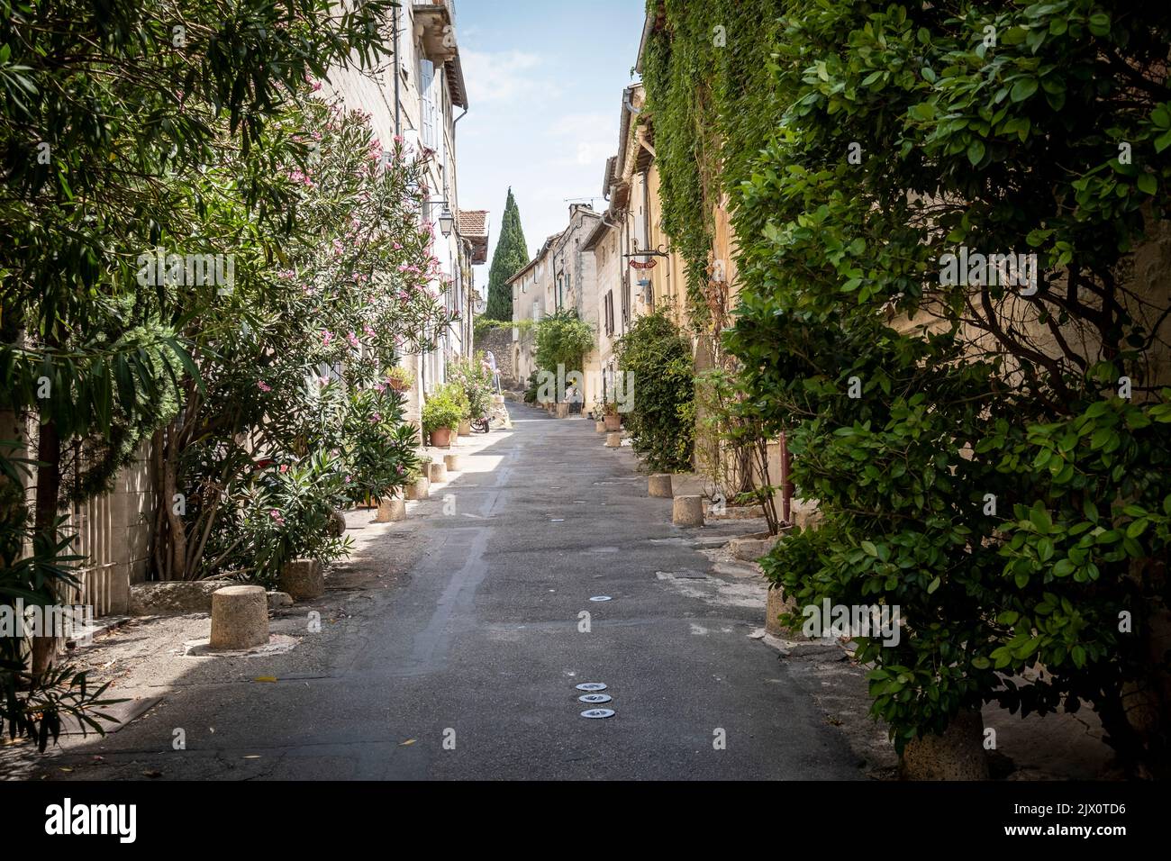 Villeneuve-lès-Avignon Provence south of France a picturesque village ...