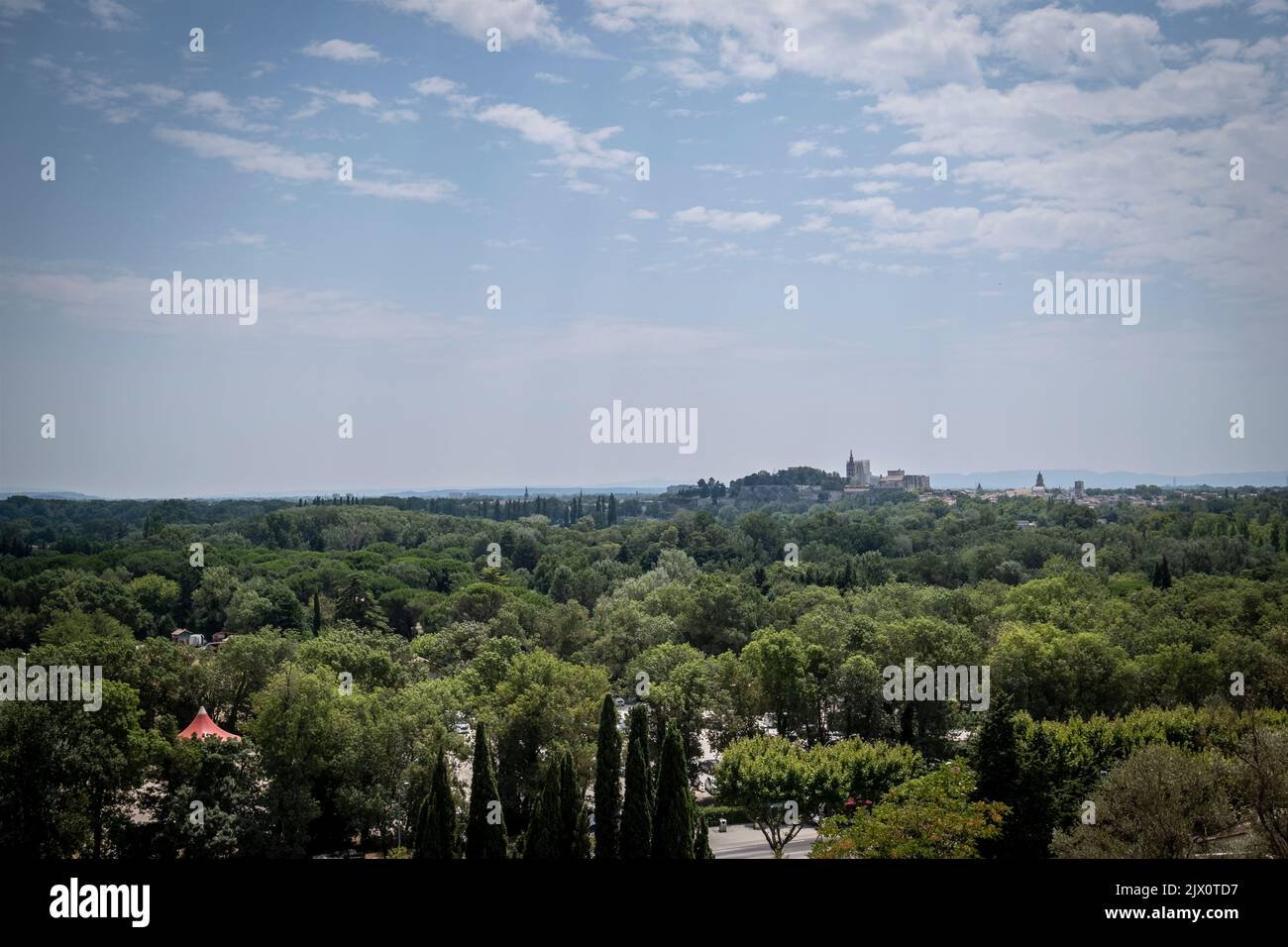 Villeneuve-lès-Avignon Provence south of France a picturesque village ...