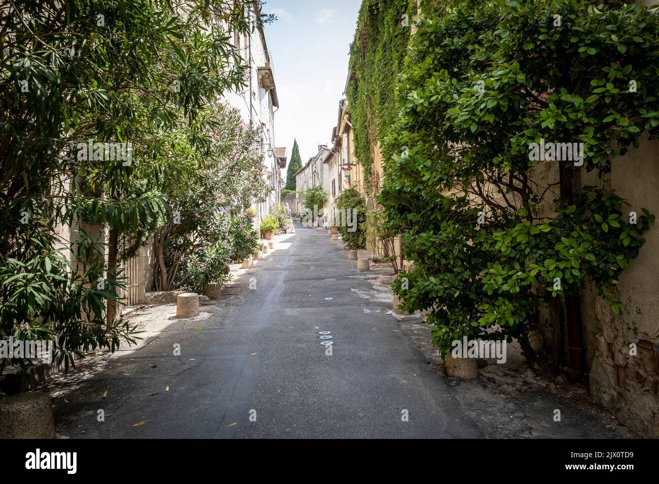 Villeneuve-lès-Avignon Provence south of France a picturesque village ...