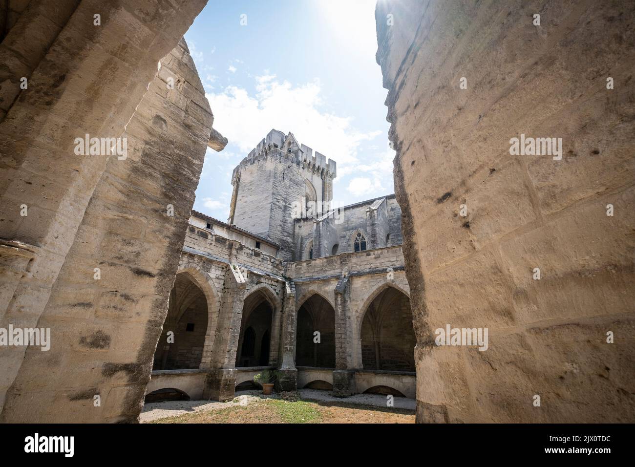 Villeneuve-lès-Avignon Provence south of France a picturesque village ...