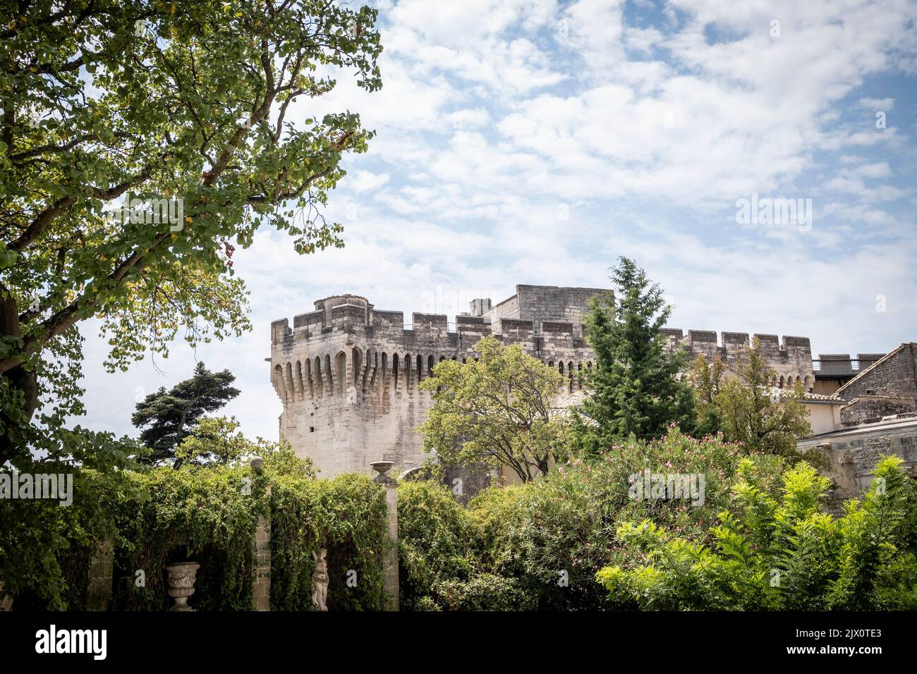 Villeneuve-lès-Avignon Provence south of France a picturesque village ...