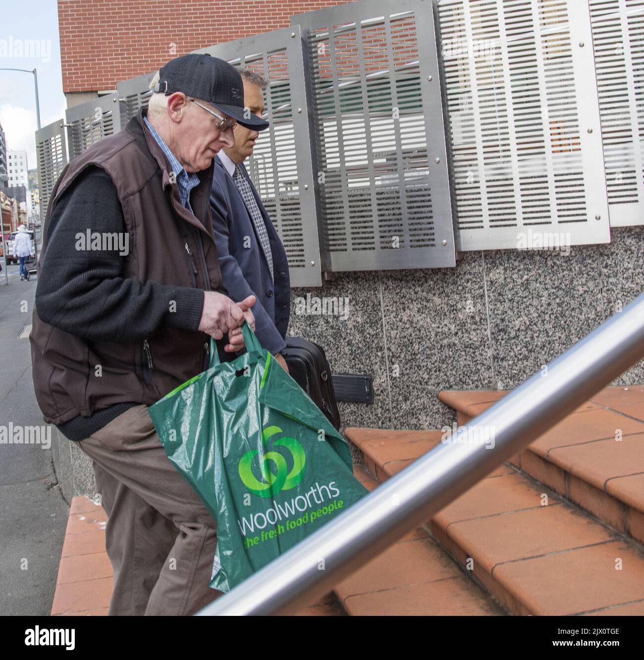 Geoffrey Charles Hunt, a person of interest, arrives at the inquest ...