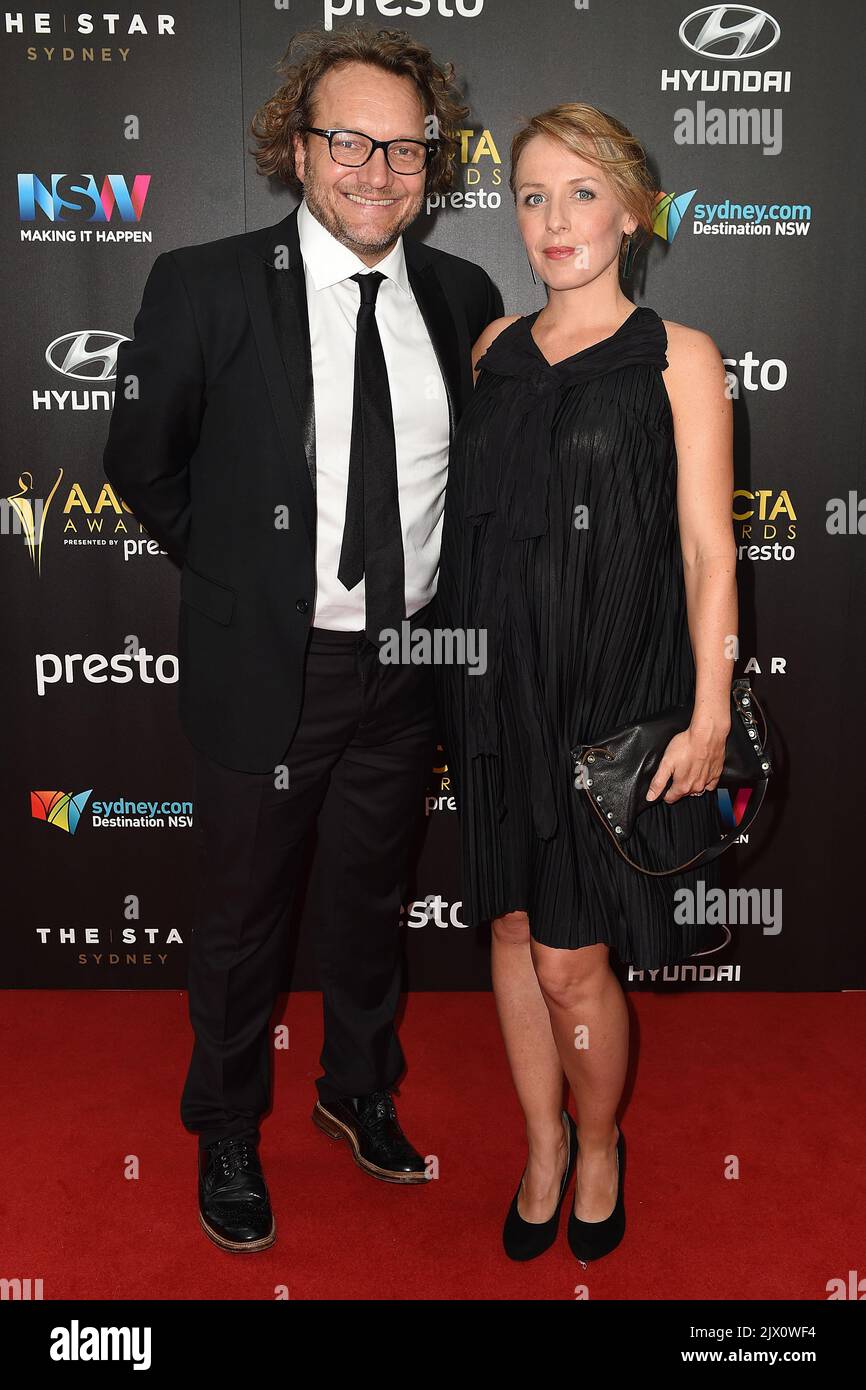 Australian director Jeremy Simms and Tania Leimbach arrive at the 5th ...