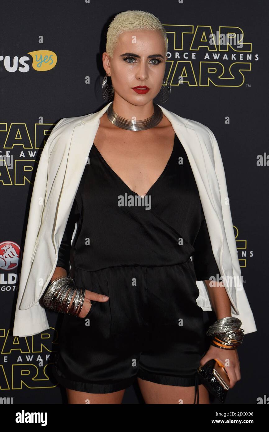 DJ Sarsha Simone on the red carpet during the Australian premiere of ...
